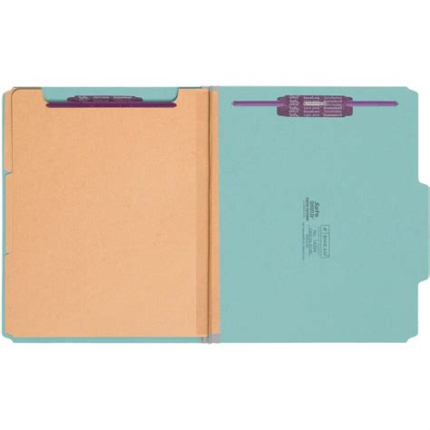Smead Safeshield 25 Tab Cut Letter Recycled Classification Folder Classification Folders