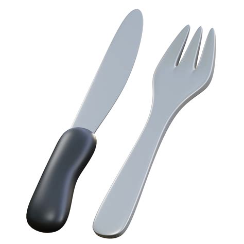 Fork Knife 3d Icon Illustration For Webapp Etc 44249605 Png