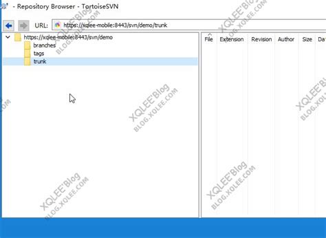 Svn分支使用教程 Xqlee Blog