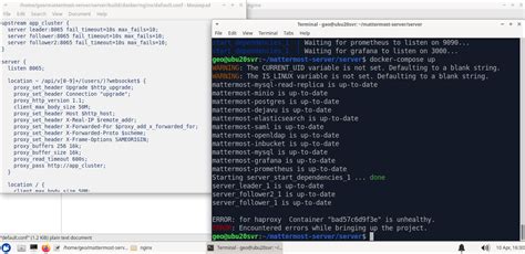 Error For Haproxy Container Is Unhealthy · Issue 22904 · Mattermostmattermost · Github
