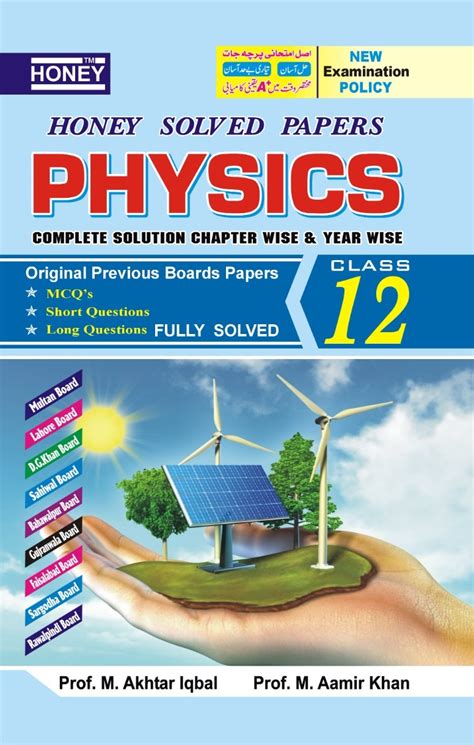 Physics 12th Chapter Wise Year Wise Solved Honey Books