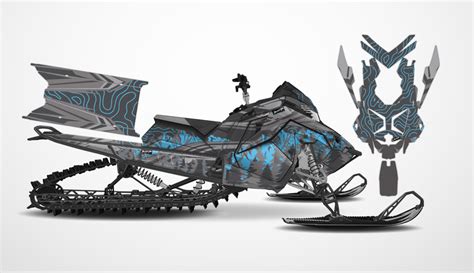 Polaris Snowmobile Wrap Deviant Ink