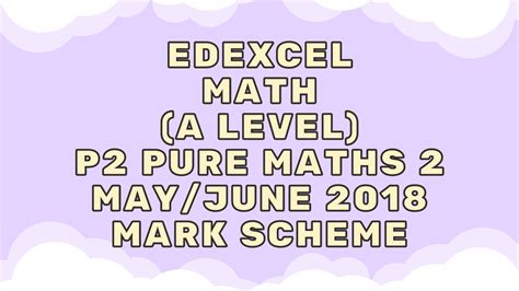 Edexcel Mathematics A Level Paper 2 Archives Kk Lee Mathematics