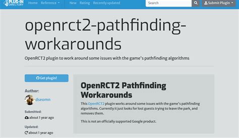 Issue With Plugin Problems Bugs And Feedback Openrct
