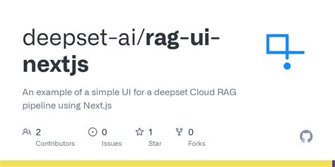 Github Deepset Ai Rag Ui Nextjs An Example Of A Simple Ui For A