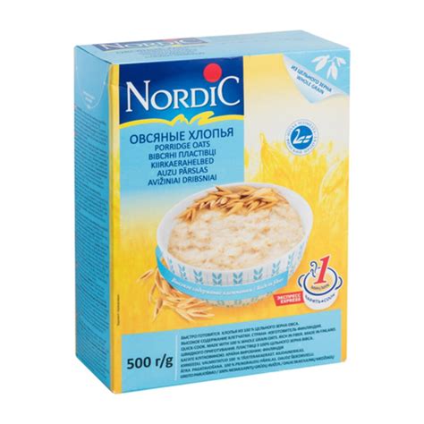 Овсянка Nordic - рейтинг 4,22 по отзывам экспертов ☑ Экспертиза состава ...