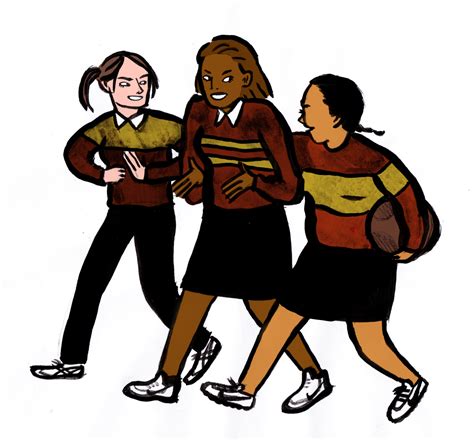 Katie Bell Angelina Johnson And Alicia Spinnet