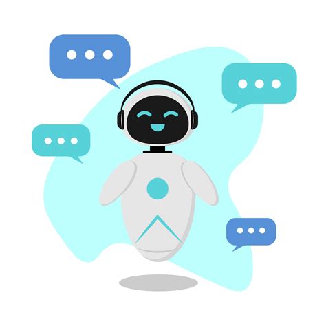 Illustration With An Ai Chatbot That Communicates With People In A Chat