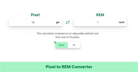 PX To REM Converter