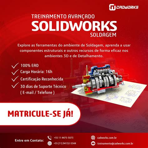 Solidworks Soldagem Cadworks Designavançado Capacitaçãoprofissional Cadworks Official