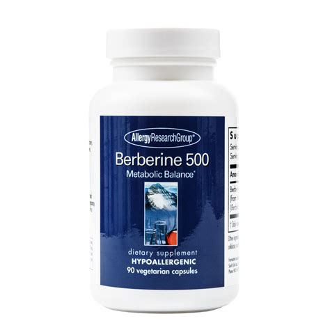 Berberine 500mg 90c Allergy Research Group - Arcana Empothecary