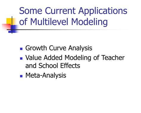 Ppt Multilevel Modeling Powerpoint Presentation Free Download Id