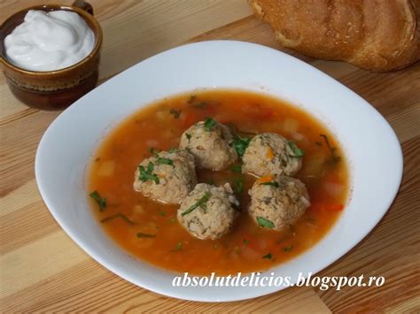 Absolut Delicios Romanian Sour Meatball Soup Ciorba De Perisoare