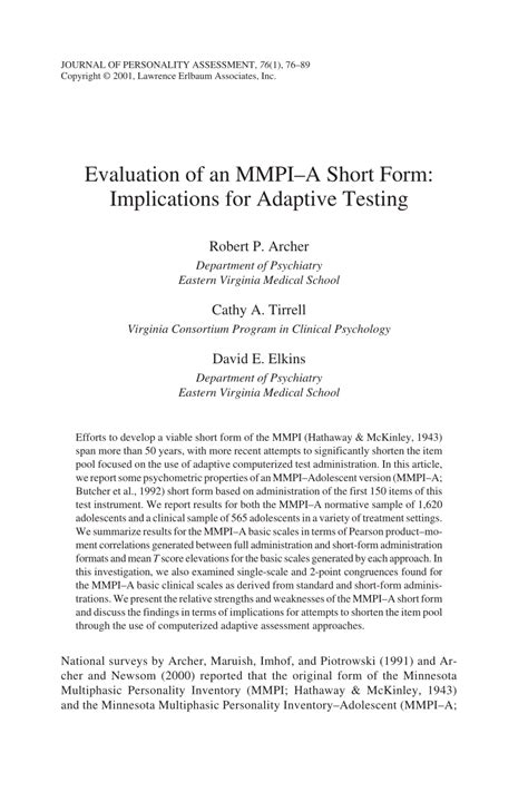 Mmpi Test Pdf Free Download Snotribal