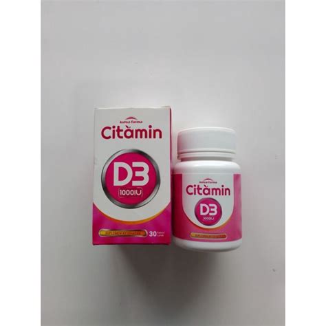 Jual Citamin D3 1000 Iu Soft Kapsul Shopee Indonesia