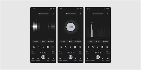 Modern Noise Analyzer App Ui Minimal And Elegant Design By Erdem Hüyük On Dribbble