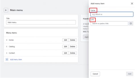 How To Set Up Navigation Menu On Shopify Magecomp