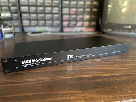 MIDI Solutions T Eight Out MIDI Thru Box Reverb Australia