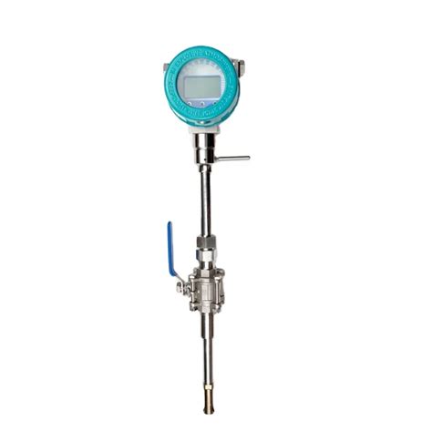 Thread Mass Thermal Gas Mass Flowmeters Rs485 Oxygen Natural Gas Air Nitrogen Co2 Flow Meter