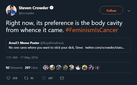 Every So Often I Remember When Steven Crowder F Up A Burn Implied He Wanted To F His