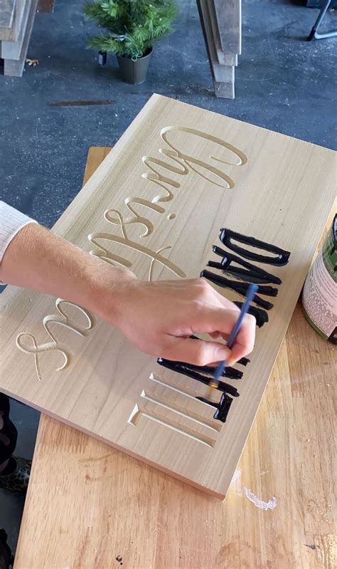 Diy Carved Wood Christmas Countdown Love And Renovations Cnc Machine