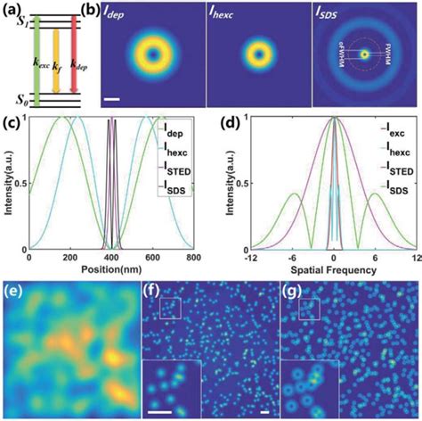 A Schematic Of A Two Level Electron System B Dark Spots Of The