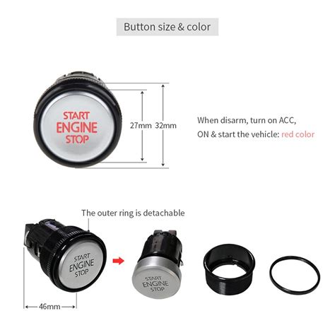 Good EASYGUARD Universal Push Button Start Stop Re Grandado