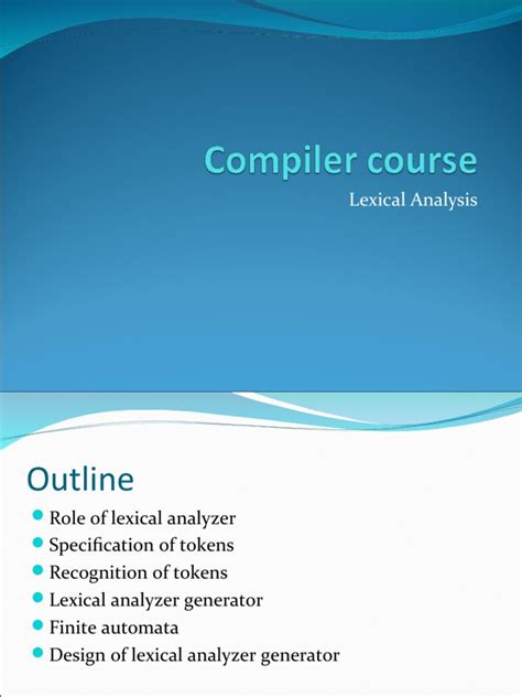 Unit I Lexical Analysis Download Free Pdf Computing Theory Of Computation Unit I Lexical Analysis Download Free Pdf Computing Theory Of Computation
