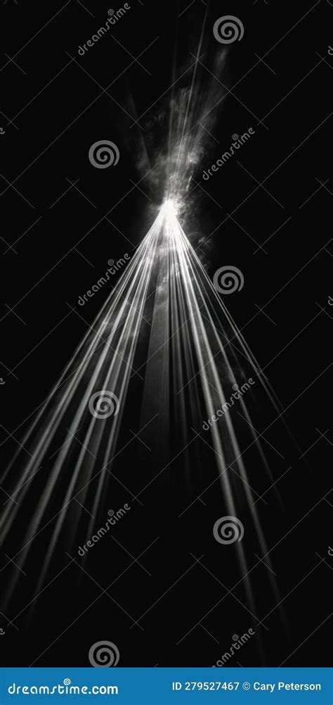 Light Beam Projection Design Installation Stock Illustration Illustration Of Sunlight Parti
