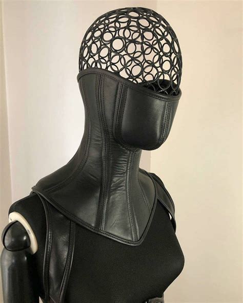 Genuine Leather Neck Corset Posture Collar Fetish Bdsm Kinky Etsy