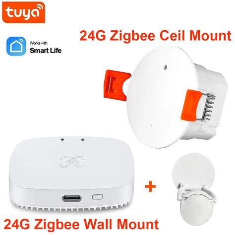 Tuya Wifi Zigbee Smart Human Presence Detector Millimeter Wave Radar Detection Sensor Support Z