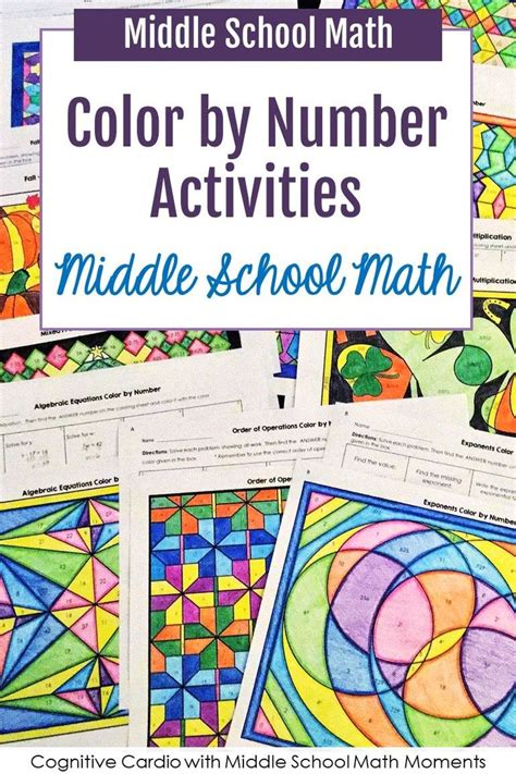 Color By Number Math Worksheets And Digital Resources Multiplication