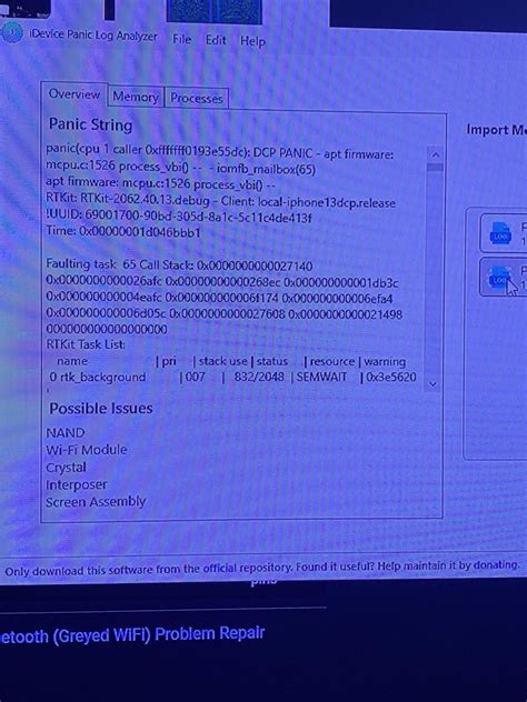 Ok Thanks To The Update Of Idevice Log Reader This Is What It Gave Me Any Suggestions R