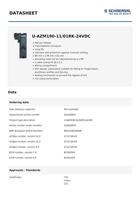 Schmersal Solenoid Interlock Glass Fiber At ₹ 7000 In Bengaluru Id