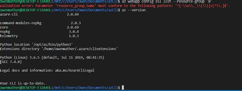 Az Webapp Commands Failing On Single Character Resource Group · Issue 6696 · Azureazure Rest