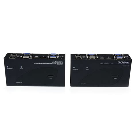 Sv Dutpu Startech Com Startech Com Dual Monitor Usb Vga Over Catx Kvm Extender M