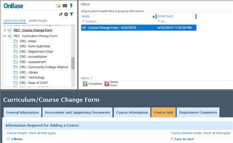 Onbase Forms And Workflow Onbase Web Client Franklin University