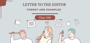 Best Format To Write A Letter To The Editor With Examples Class 10th