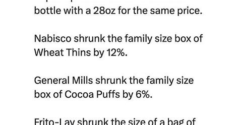 Shrinkflation Is Everywhere Album On Imgur