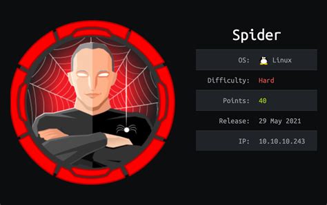 Hackthebox Spider Writeup Xdedinfosec