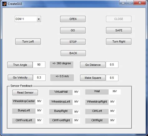 Chien Pin Chen Controlling Irobot Create With Matlab