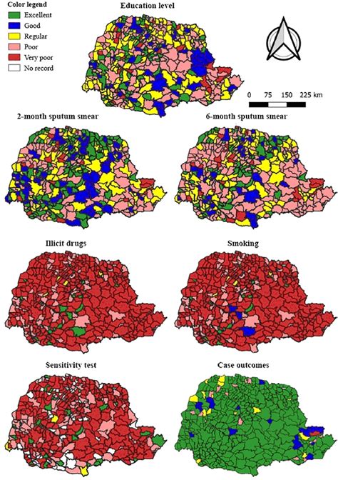 Spatial Distribution Of Completeness Of The Variables With The Highest