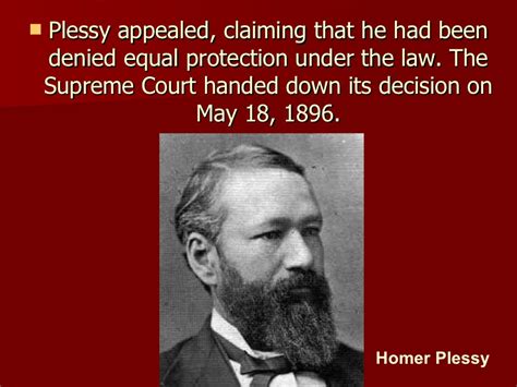 Plessy V Ferguson