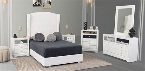 Recamara Matrimonial Perla Plus Blanco 5 Piezas