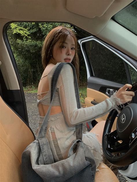 여름 백 트임 데미지 빈티지 니트 원피스 에이블리