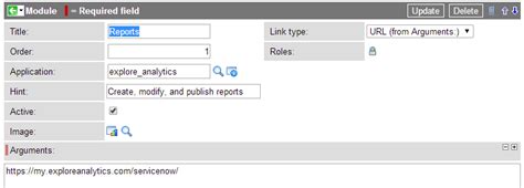 Configuring A Servicenow Data Source Explore Analytics The Wiki
