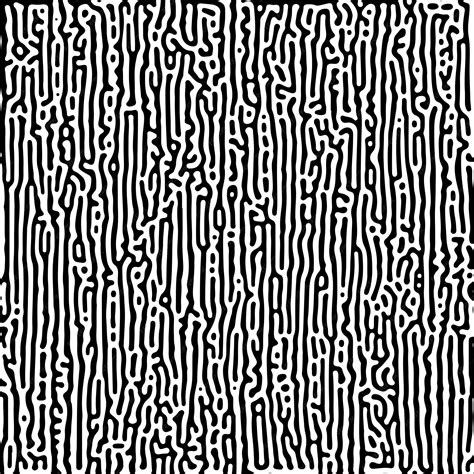 Premium Vector Monochrome Reaction Diffusion Seamless Pattern