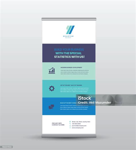 전시회 스탠드 세미나 서 전시회 컨퍼런스 회의 길가 서 있는 비즈니스 빌보드 포스터 마케팅 배너 디자인 배너 롤 롤업 배너에 대한 스톡 벡터 아트 및 기타 이미지 Istock