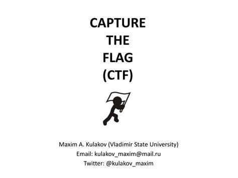 Ppt Capture The Flag Ctf Powerpoint Presentation Free Download Id6980954