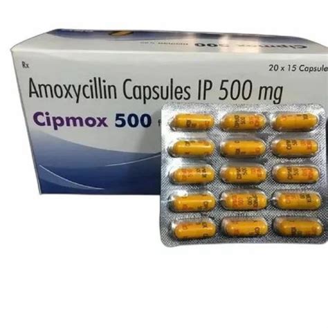Amoxicillin 500mg Capsule At ₹ 74 Stripe Almox Amoxicillin Capsule